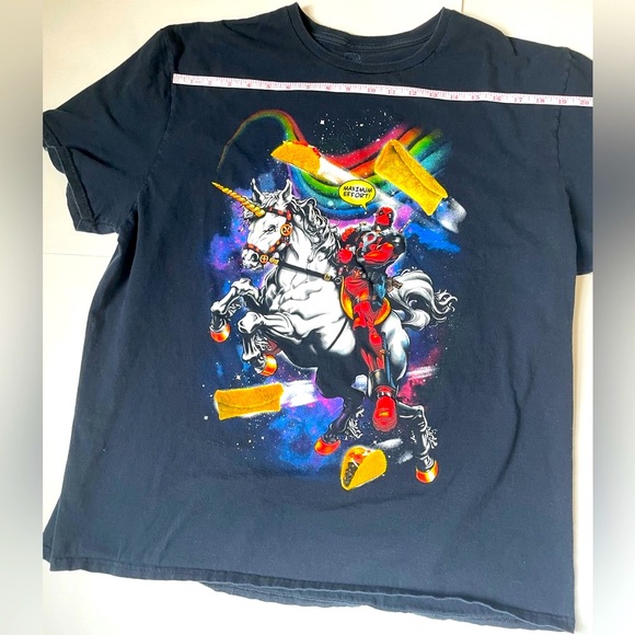 Marvel | Shirts | Marvel Taco Deadpool On Space Unicorn Maximum Effort | Poshmark